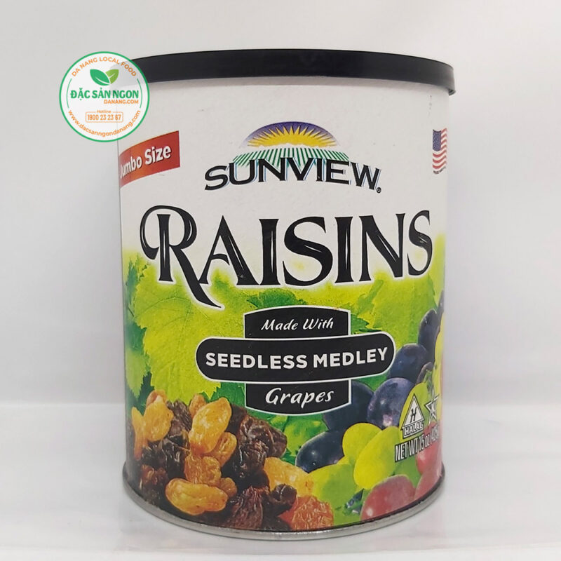 Nho Khô Mỹ Hỗn Hợp Sunview Raisins 425g