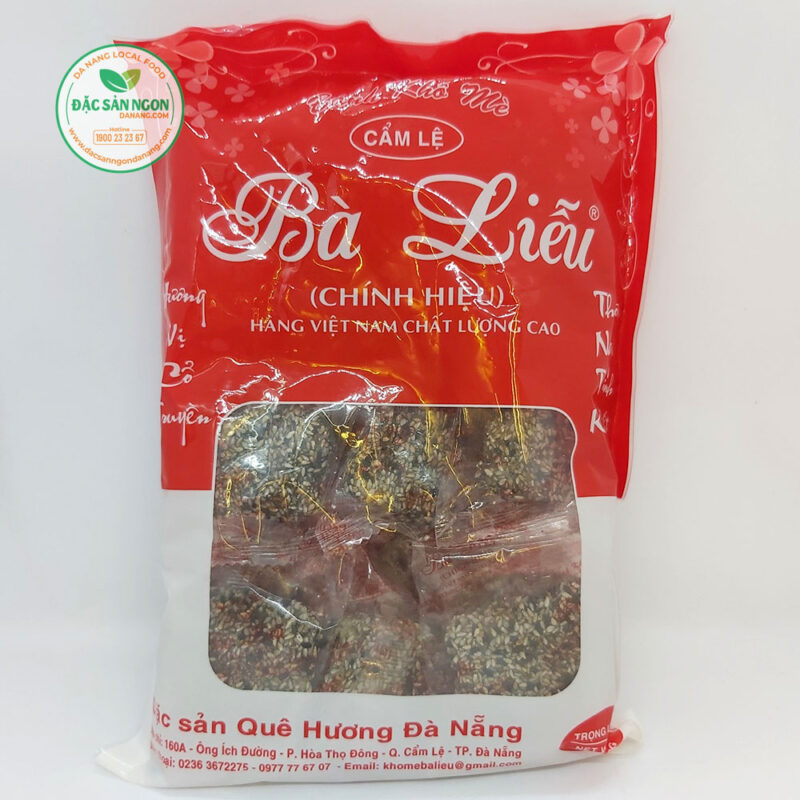 Bánh khô mè Cẩm Lệ Bà Liễu 250g - Đặc sản Đà Nẵng