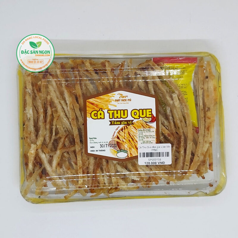 Cá Thu que tẩm gia vị ăn liền hộp 250gr